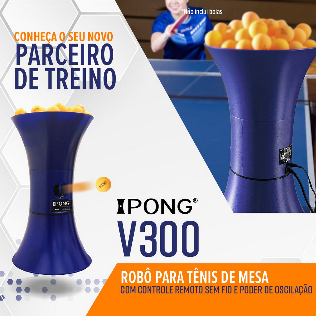 Robô iPong V300 | Loja do Mesatenista